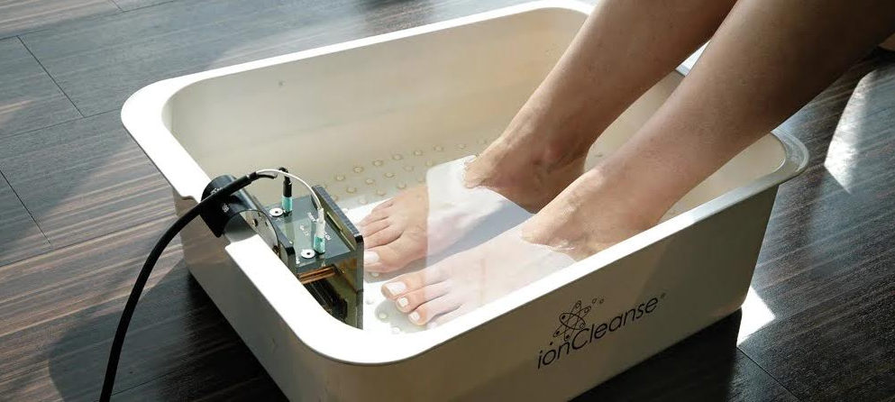 Ionic Foot Detox at Savvy Wellness for Detoxification and Relaxation